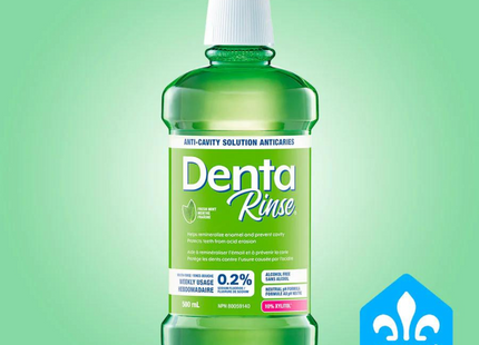 Denta Rinse - Anti-Cavity Mouth Rinse - Fresh Mint | 500 mL – White ...